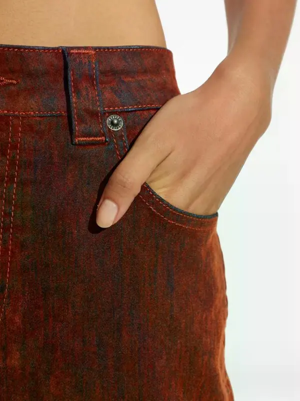 AVAVAV Slit-detail Straight-leg Jeans