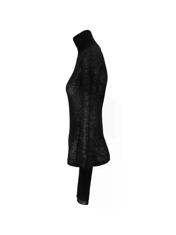 Elisabetta Franchi Wool Jumper With Ribbing