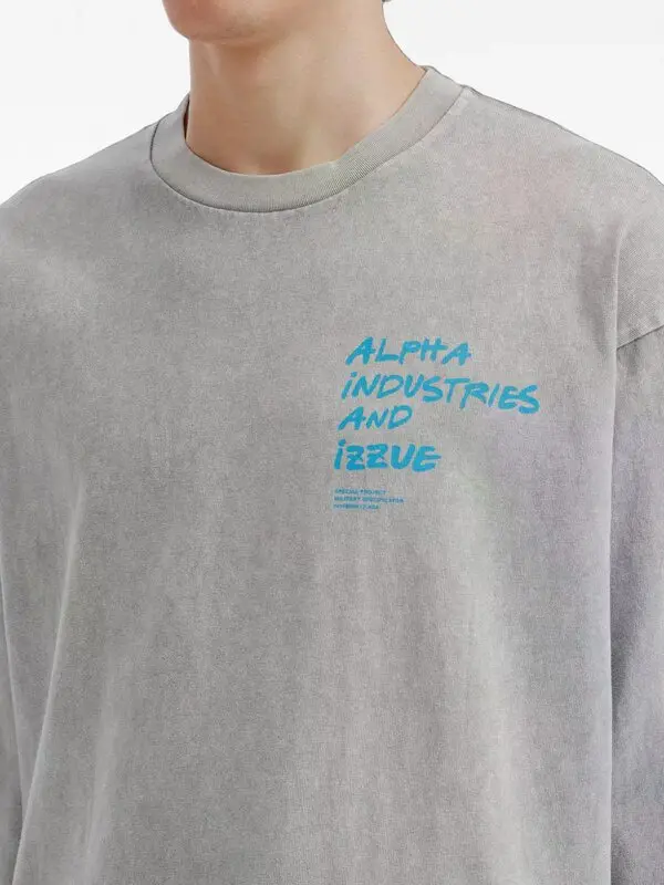 Izzue Logo-print Long-sleeve Sweatshirt