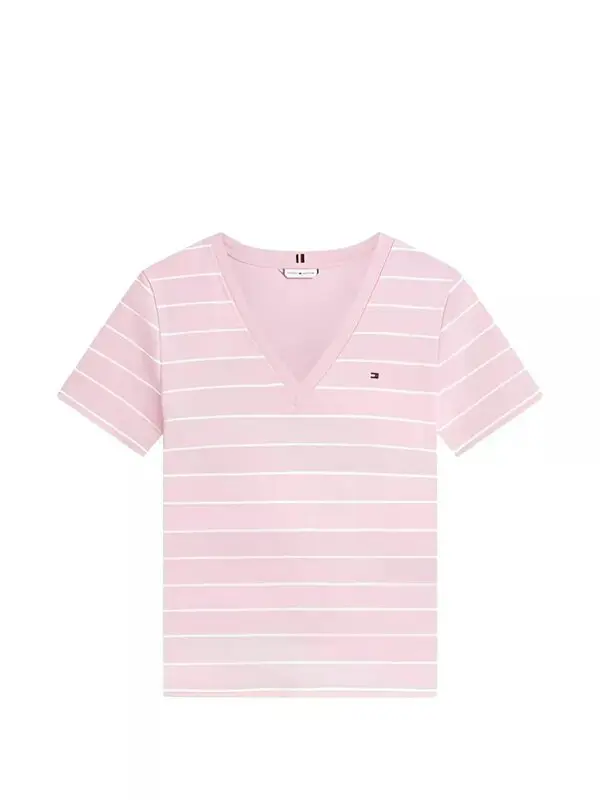Tommy Hilfiger Striped V-neck T-shirt