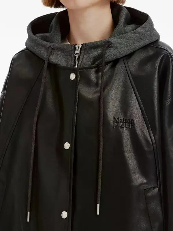 Izzue Logo-embroidered Hooded Jacket