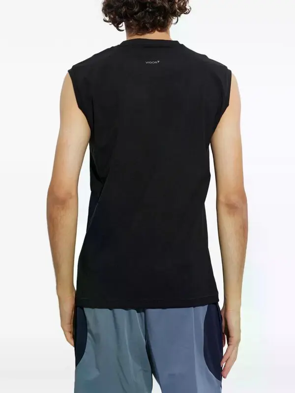 EA7 Logo-print Sleeveless T-shirt