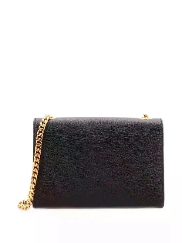 Saint Laurent Classic Monogram Grainy Leather Small Crossbody Bag