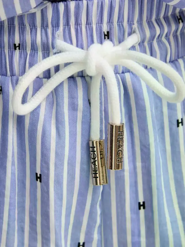 SILVIAN HEACH Kamis Stripe-print Drawstring Shorts