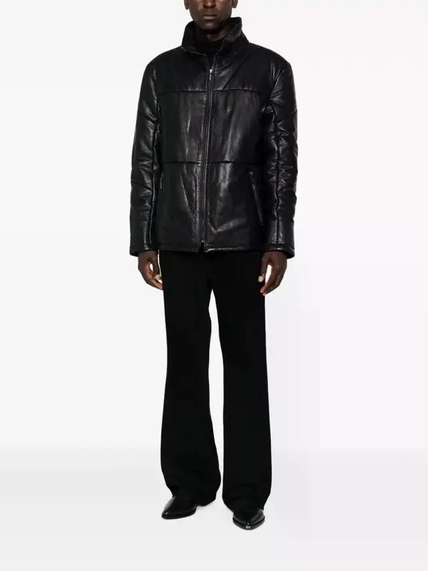 SERGIO MORETTI FIRENZE Quilted Leather Jacket