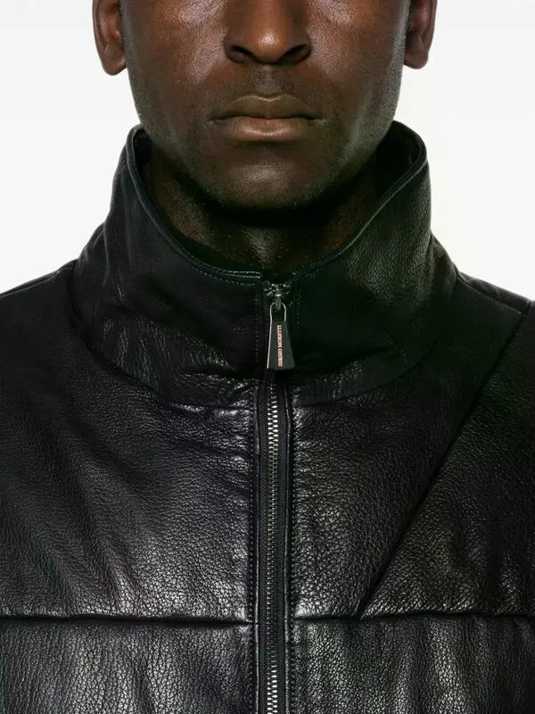 SERGIO MORETTI FIRENZE Quilted Leather Jacket