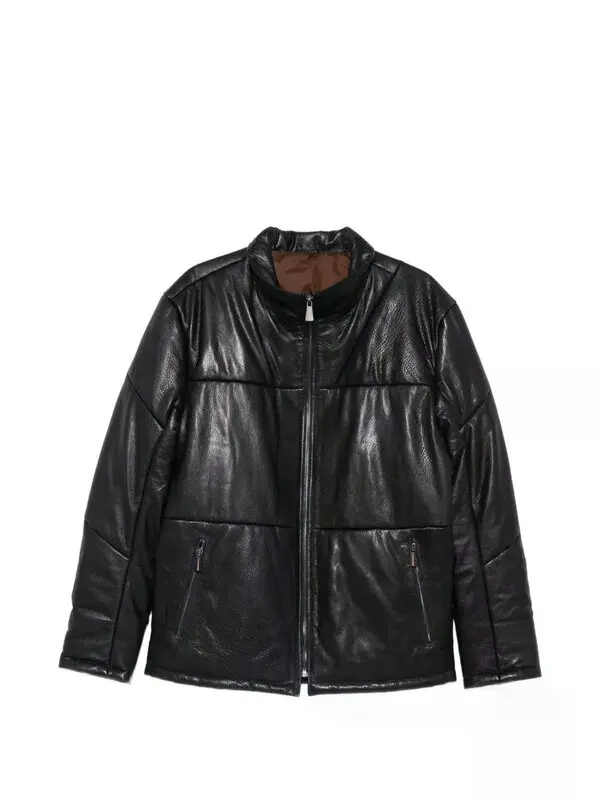 SERGIO MORETTI FIRENZE Quilted Leather Jacket