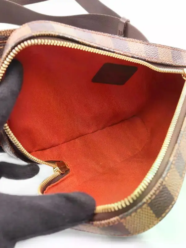 LOUIS VUITTON 2004 Damier Ebene Geronimos Sling Bag