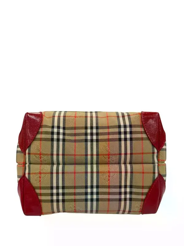 Burberry Haymarket Check Canvas Tote Bag