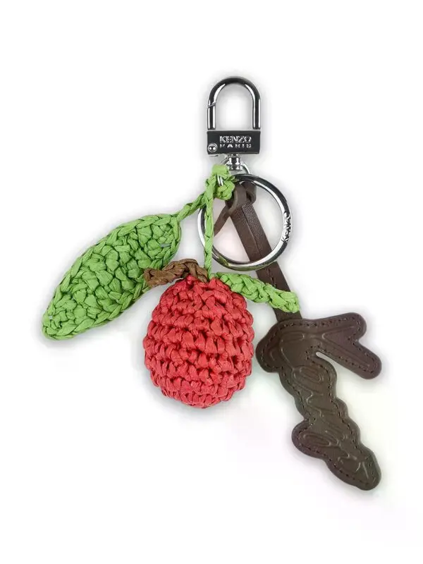 Kenzo Lychee-motif Charm - Red