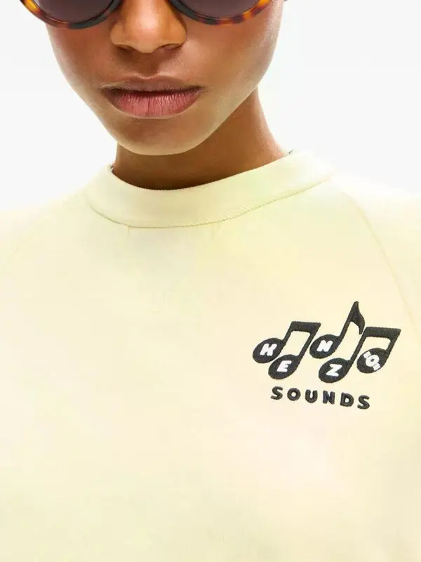 Kenzo Sounds Embroidered Raglan-sleeve Sweatshirt