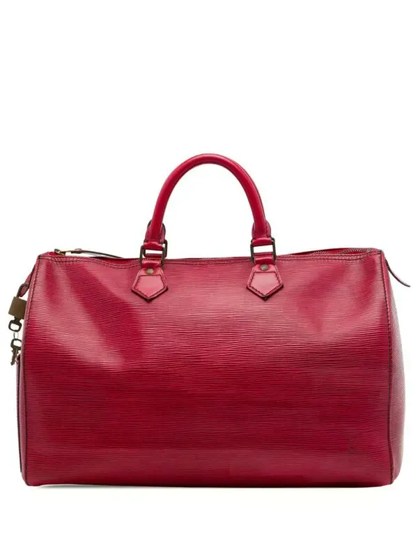 LOUIS VUITTON 1990 Epi Speedy 35 Boston Bag