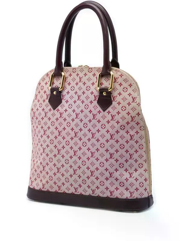 LOUIS VUITTON 2001 Monogram Mini Lin Alma Haut Handbag