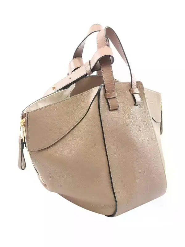 Loewe 2010-2026 Small Grained Calfskin Drawstring Hammock Bag Satchel