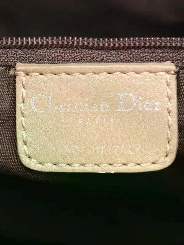 Dior 2000-2026 Diorissimo Trotter Canvas Bow Tote Bag