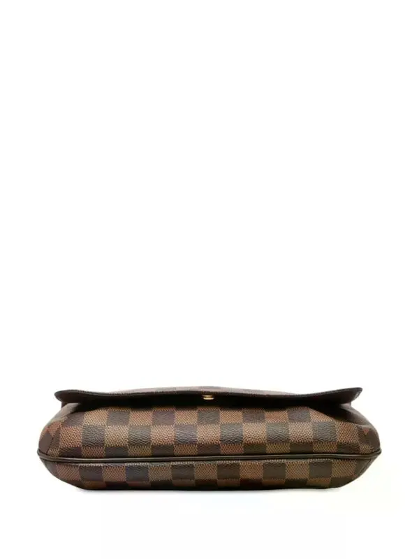 LOUIS VUITTON Damier Ebene Musette Tango Short Strap Shoulder Bag