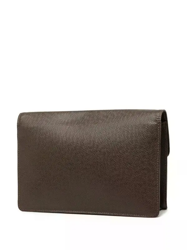 LOUIS VUITTON Taiga Leather Belaia Clutch Bag