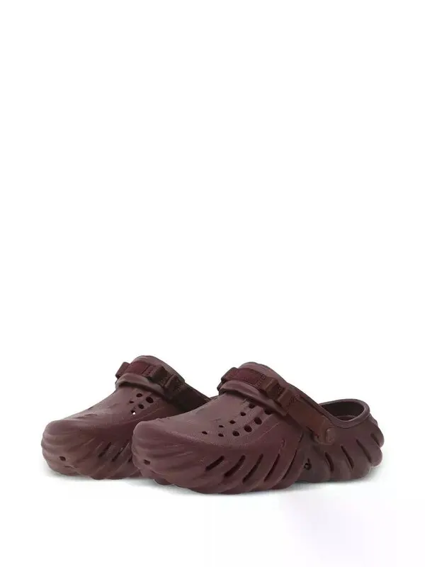 CROCS Echo Perforated Clogs - Red
