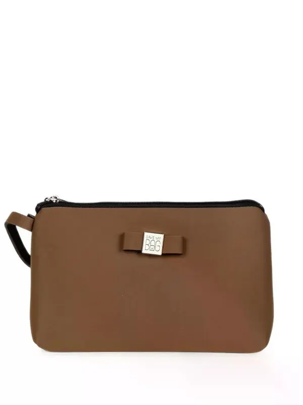 Save My Bag Milly Bow-detail Clutch Bag