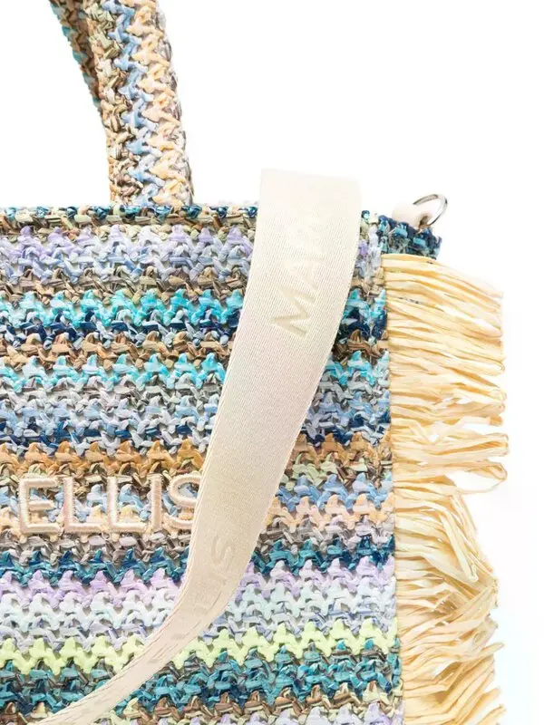 MARC ELLIS Buby Fringe-trim Tote Bag