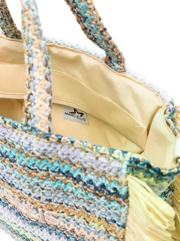 MARC ELLIS Buby Fringe-trim Tote Bag