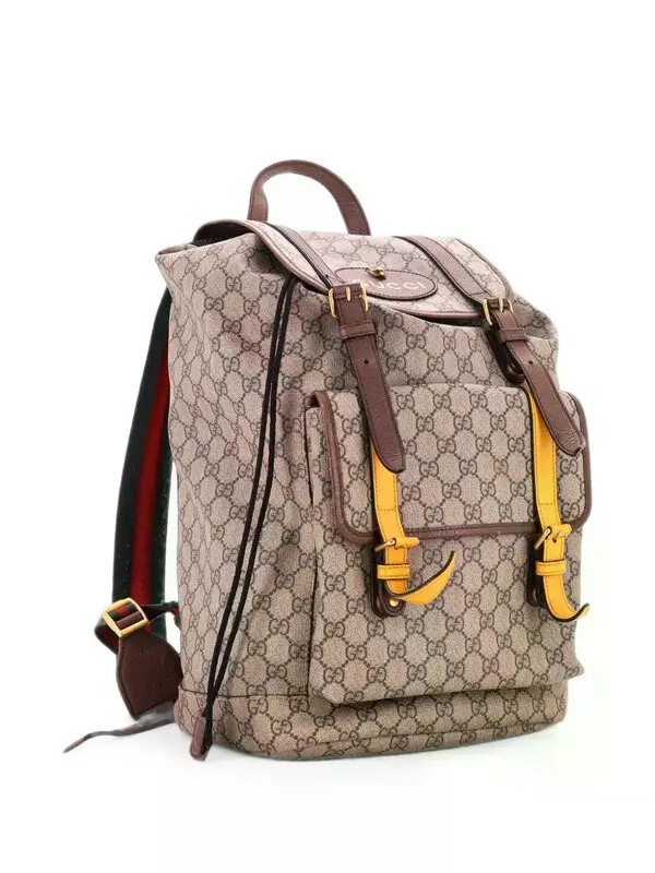 Gucci Courrier Soft Gg Coated Canvas Large Backpack