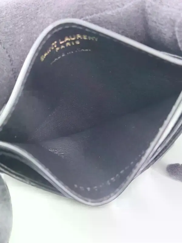 Saint Laurent Cassandre Matelassé Quilted Card Holder