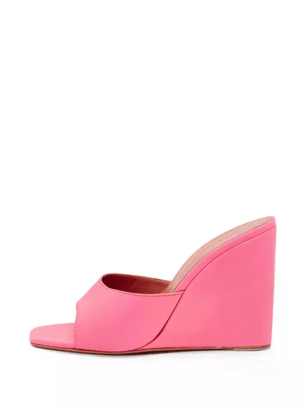 Amina Muaddi Lupita Wedge Sandals