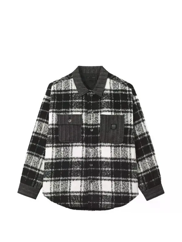 FIVE CM Check-pattern Patch-pocket Shirt