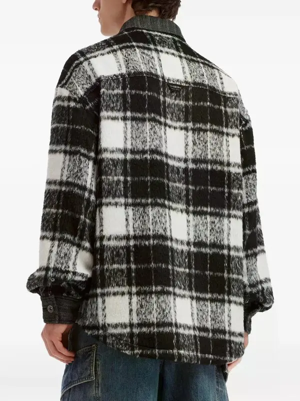 FIVE CM Check-pattern Patch-pocket Shirt