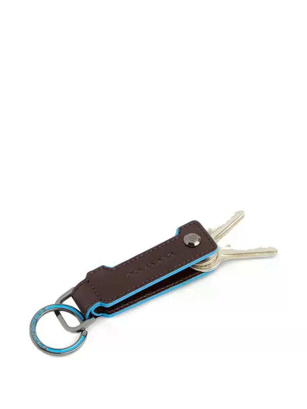 PIQUADRO Logo-debossed Keychain