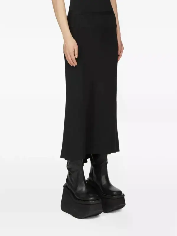 Rick Owens A-line Bias Skirt