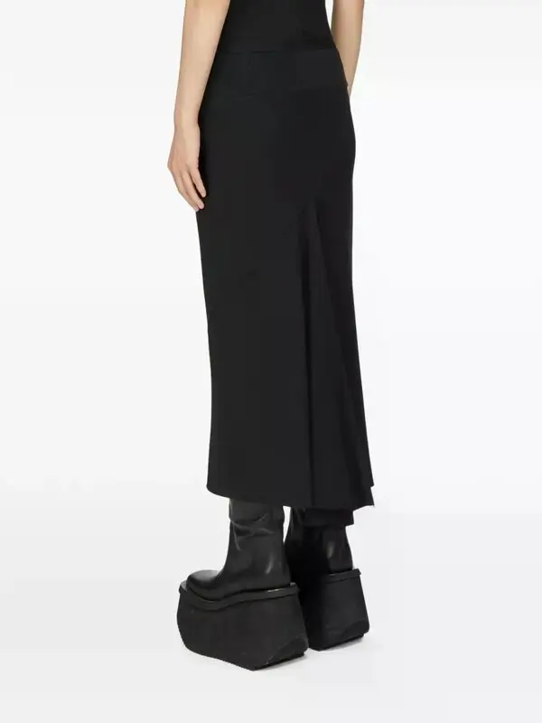 Rick Owens A-line Bias Skirt