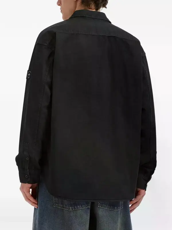 Izzue Patch-detail Flap-pocket Shirt