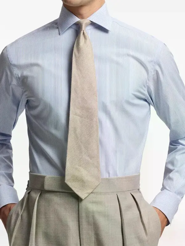 Ralph Lauren Purple Label Textured Woven Tie