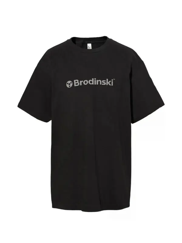 BRODINSKI Reflective-logo T-shirt