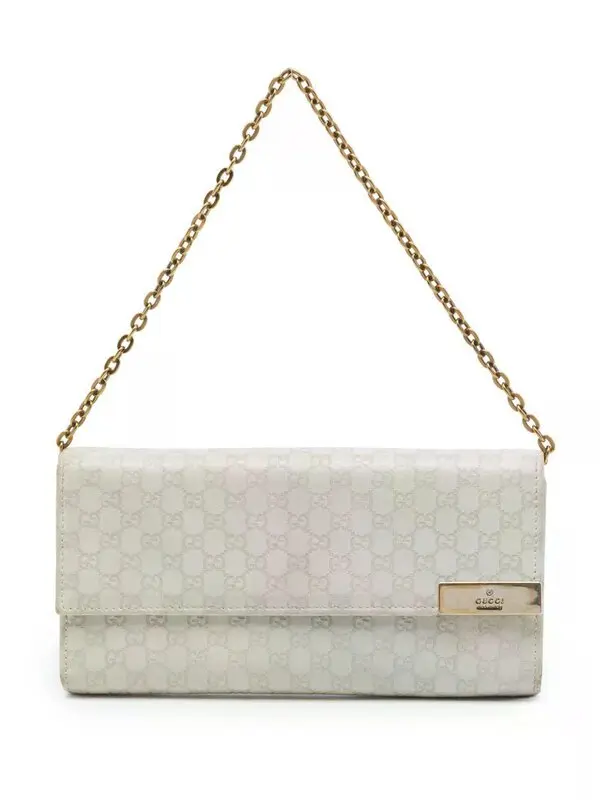 Gucci 2000-2015 Microguccissima Dice Wallet On Chain Shoulder Bag