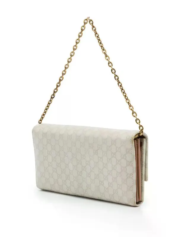 Gucci 2000-2015 Microguccissima Dice Wallet On Chain Shoulder Bag