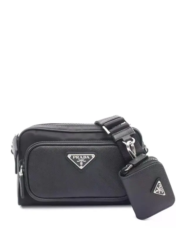 Prada 2013-2026 Tessuto And Saffiano Camera Bag Crossbody Bag