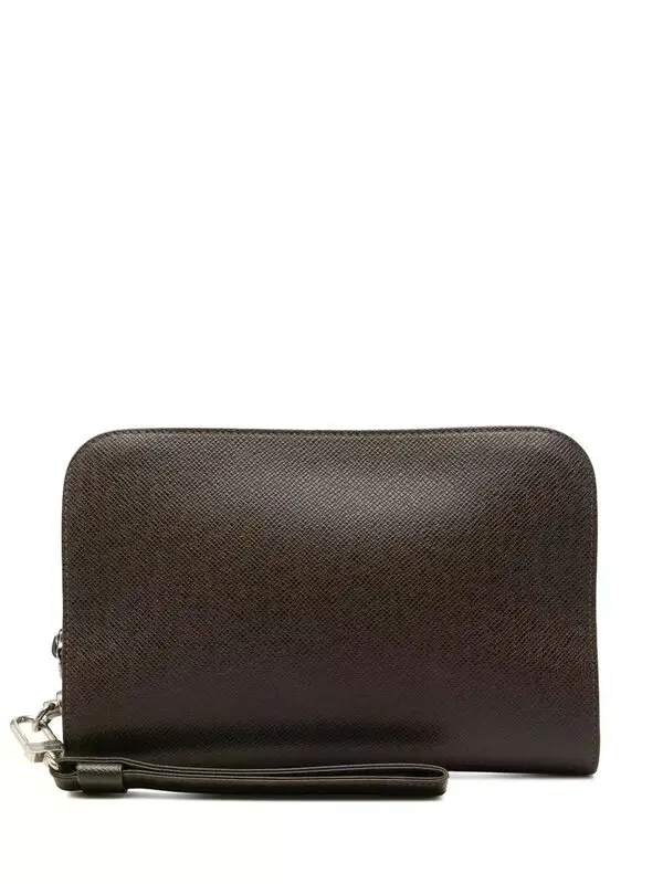 LOUIS VUITTON 2004 Taiga Pochette Baikal Clutch Bag
