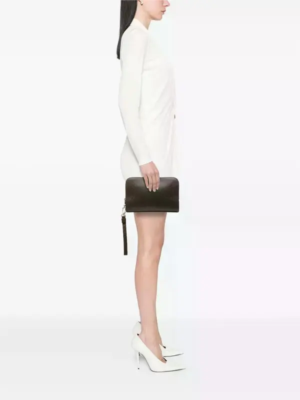 LOUIS VUITTON 2004 Taiga Pochette Baikal Clutch Bag