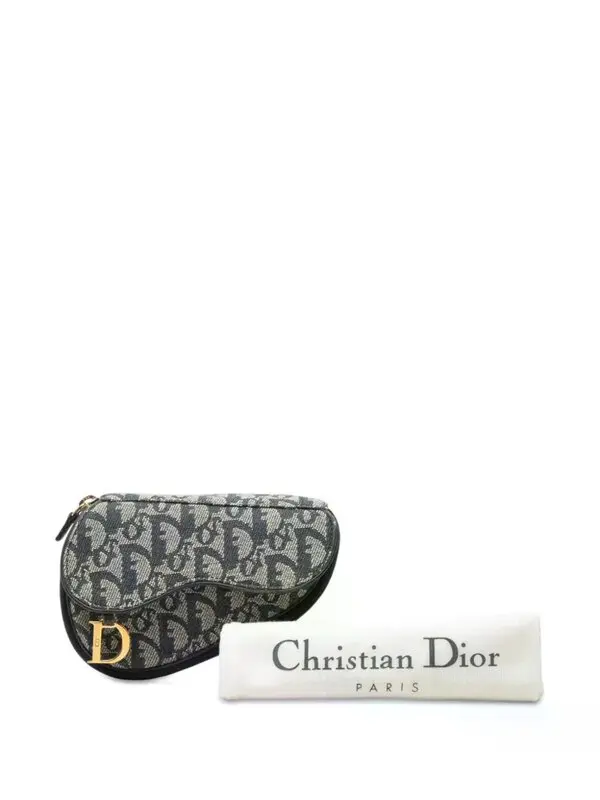 Dior Diorissimo Canvas Saddle Pouch