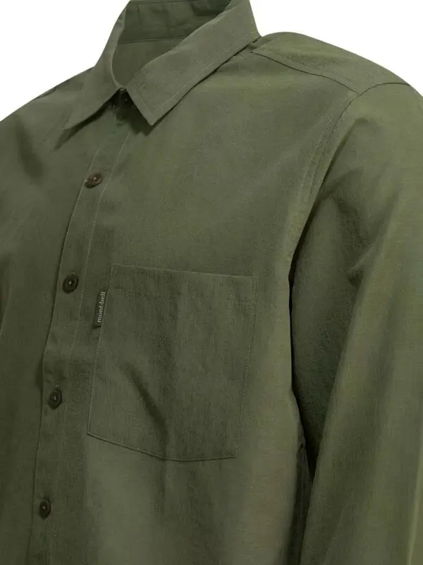 MONTBELL Logo-tag Patch-pocket Shirt