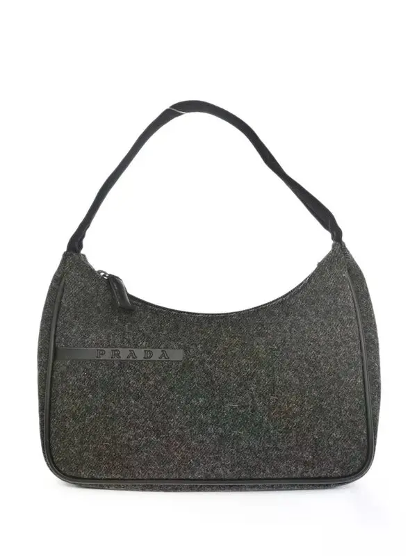 Prada 1990-2000s Logo-patch Tote Bag