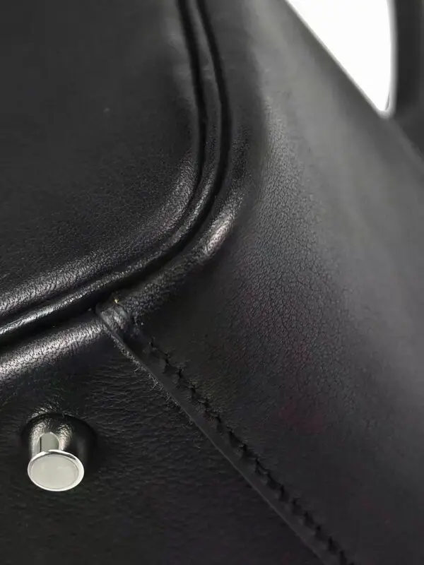 Hermès 2025 Mini Veau Swift Lindy Shoulder Bag - Black