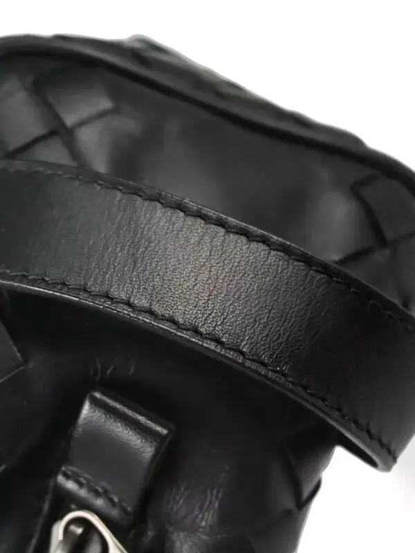 Bottega Veneta 1990-2000s Intrecciato Travel Pouch