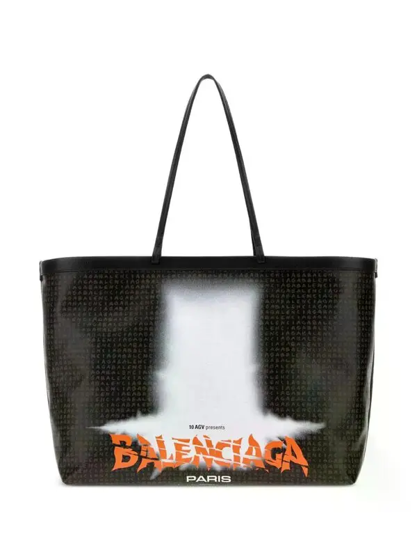 Balenciaga Coated Canvas Tote Bag