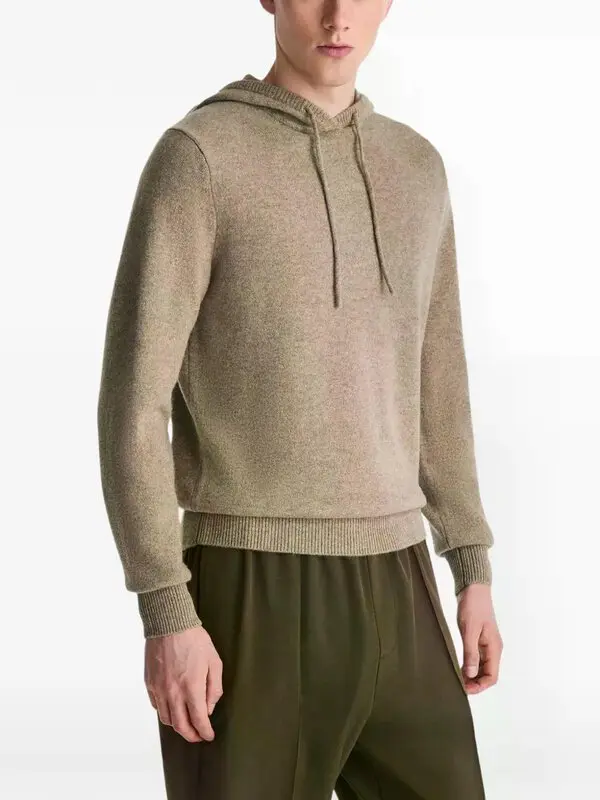 Peuterey Logo-patch Drawstring Knitted Hoodie
