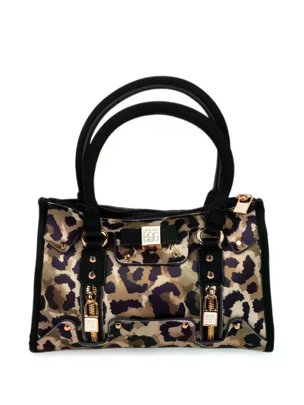 Save My Bag Selena Leopard-print Tote Bag - Neutrals