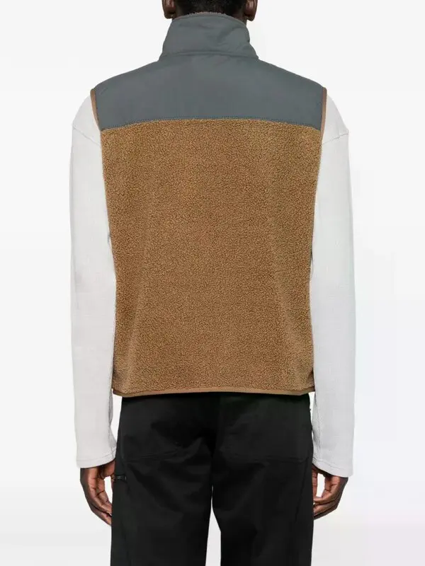 MURPHY&NYE Fleece-texture Panelled Gilet